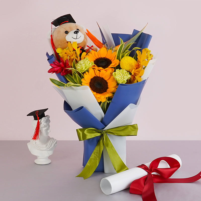 Graduation Flower Bouquets | Same-Day Delivery HK