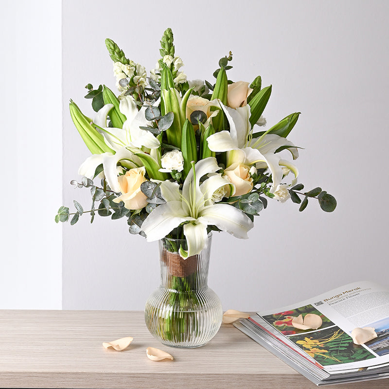 Glory Days - Rose & Tulip Mixed Bouquet With Delivery