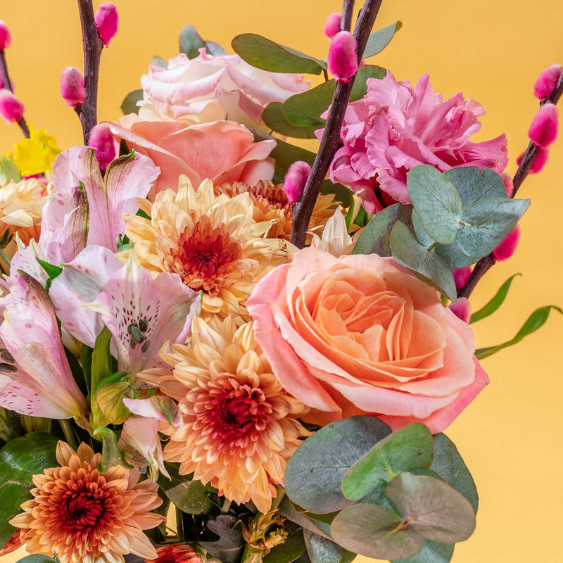Glory Days - Rose & Tulip Mixed Bouquet With Delivery